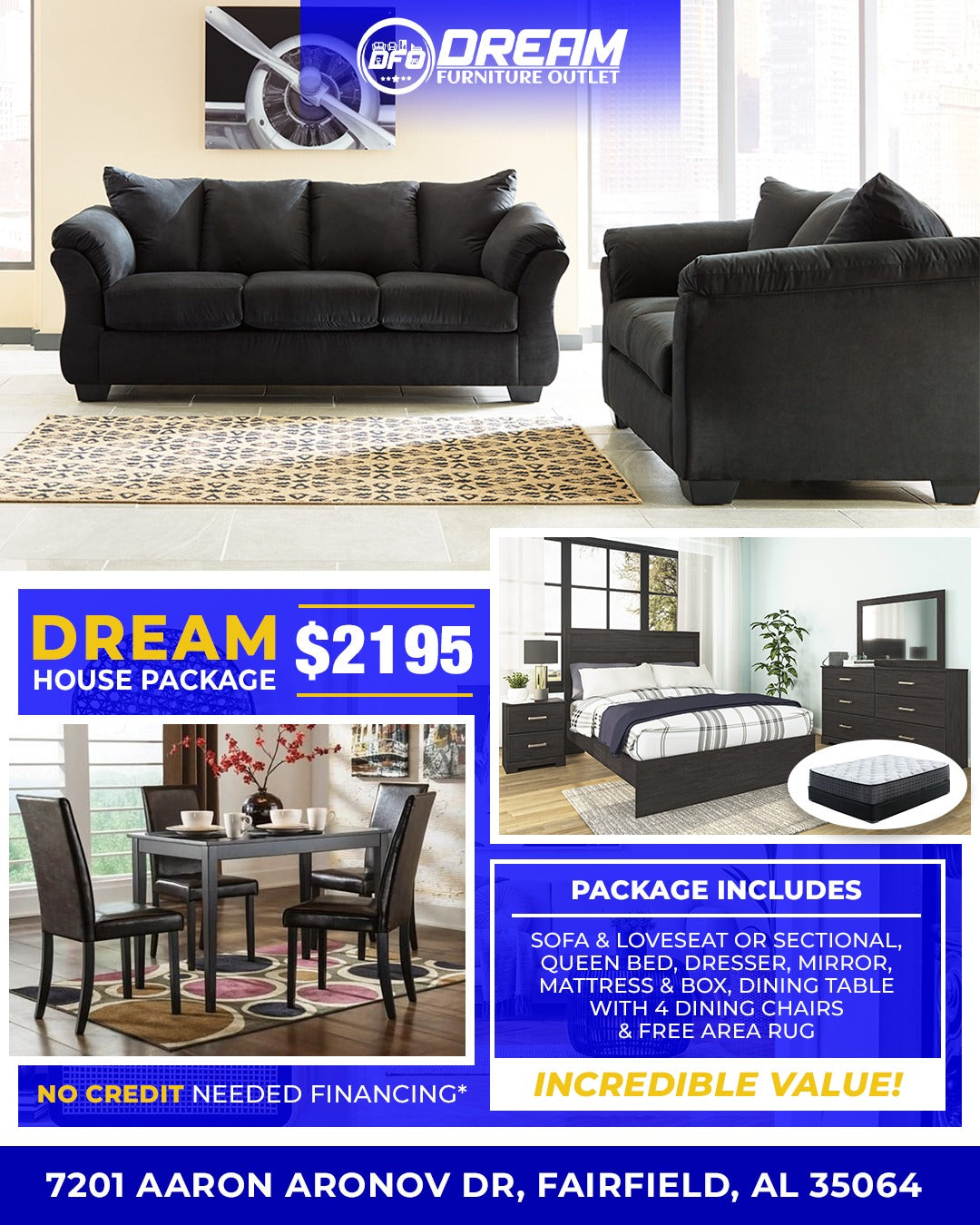House Packages Dream Furniture Outlet Birmingham